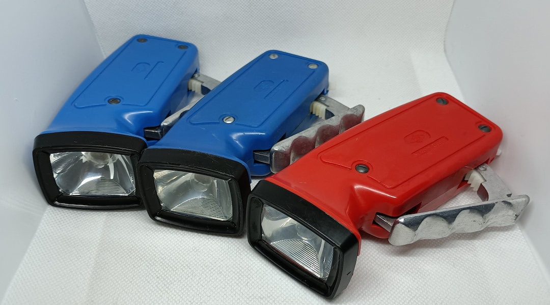 Vintage 1970s Russian Dynamo Hand Crank Eternal Flashlights your Choice ...