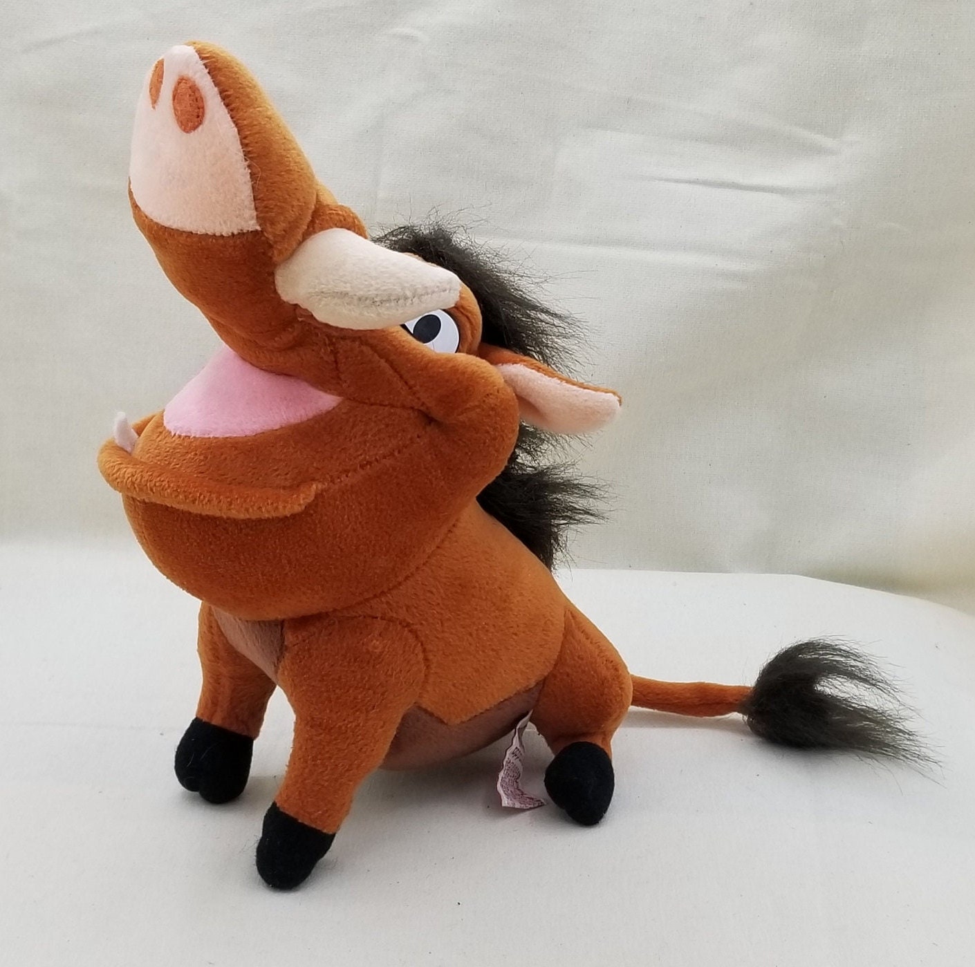 Timon & Pumba TV Show Plush Disney Store Stamped Beans Blue Lion King ...