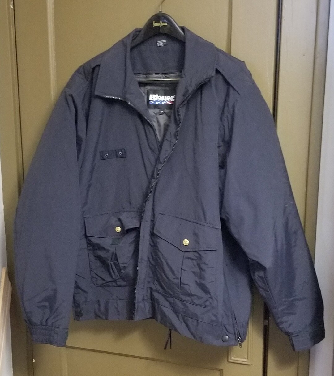 Vintage Blauer Black Bomber Jacket W/ Zip In/out Liner Sz 2XL - Etsy