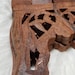 Vintage Hand-carved Indian Himalayan Jungle Sheesham Wood Folding Book ...
