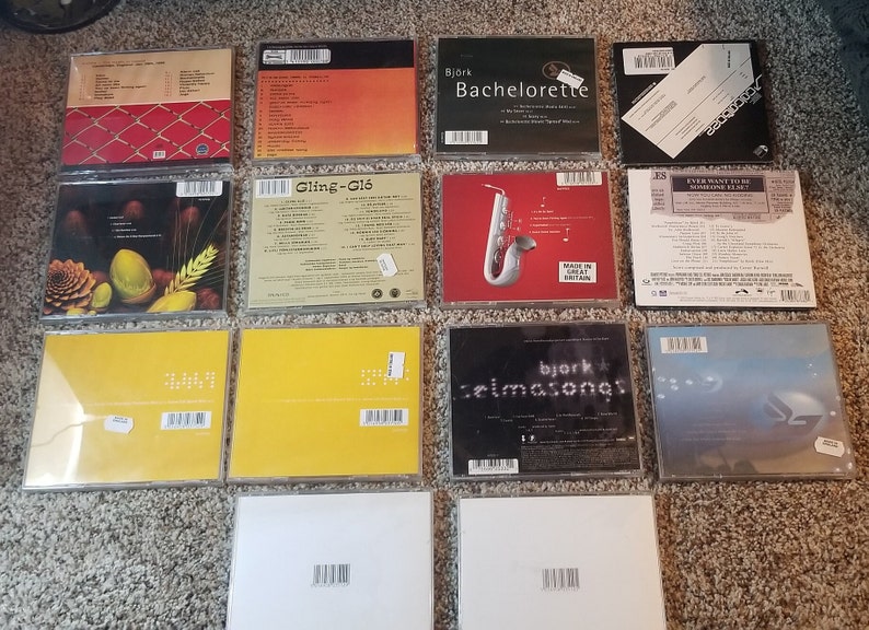 Björk CD Collection of Rare Releases | Etsy