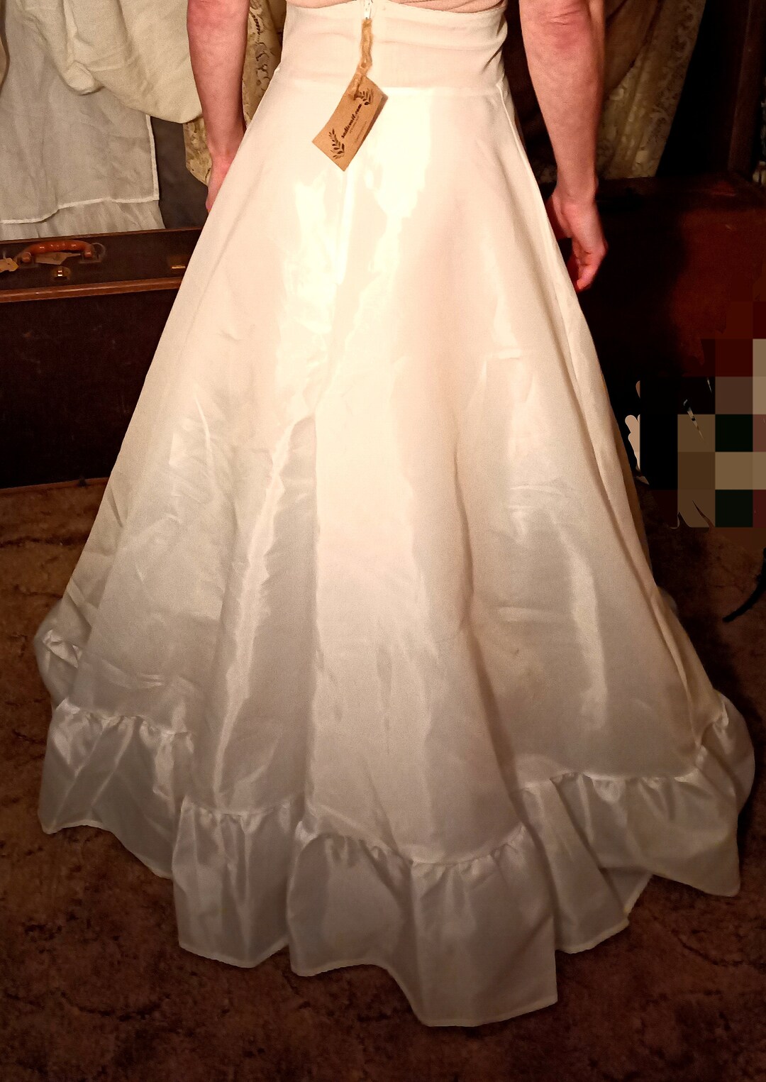 Vintage White Tulle Crinoline Petticoat Sz 11 - Etsy