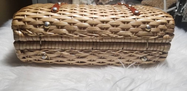 Vintage 1950s Handmade in British Hong Kong Cane Purse | Etsy