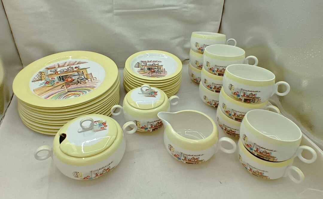 Vintage Mid-century Cottagecore Homer Laughlin Eggshell Colonial ...