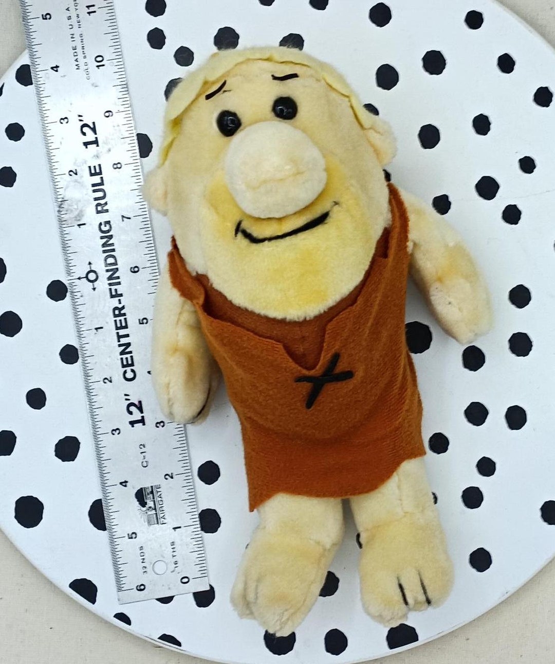 Vintage 1980s Nanco Barney Rubble Flintstones Plush Doll - Etsy