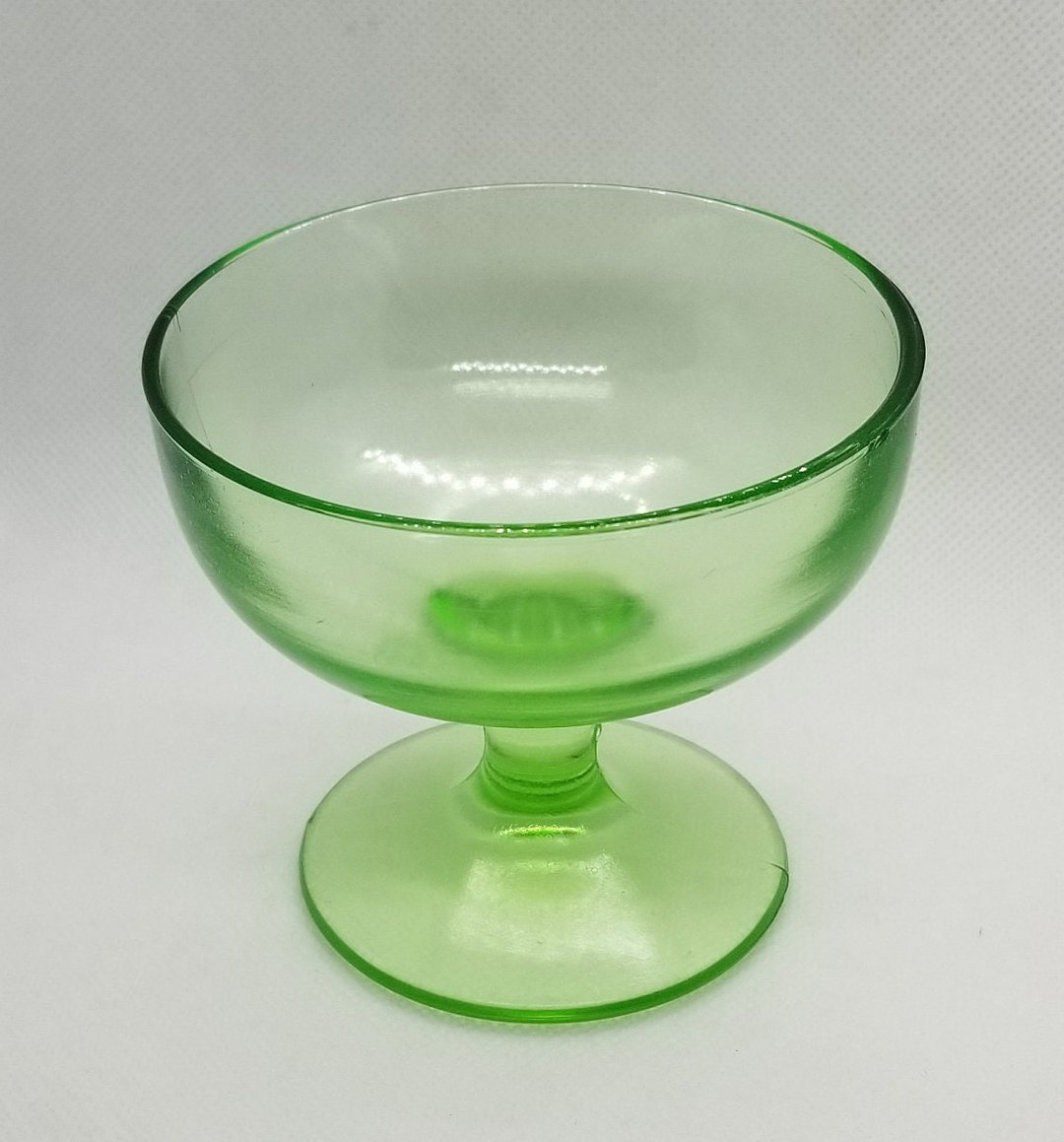 Vintage, Uranium, Vaseline, Pressed Glass Parfait Cup - Etsy