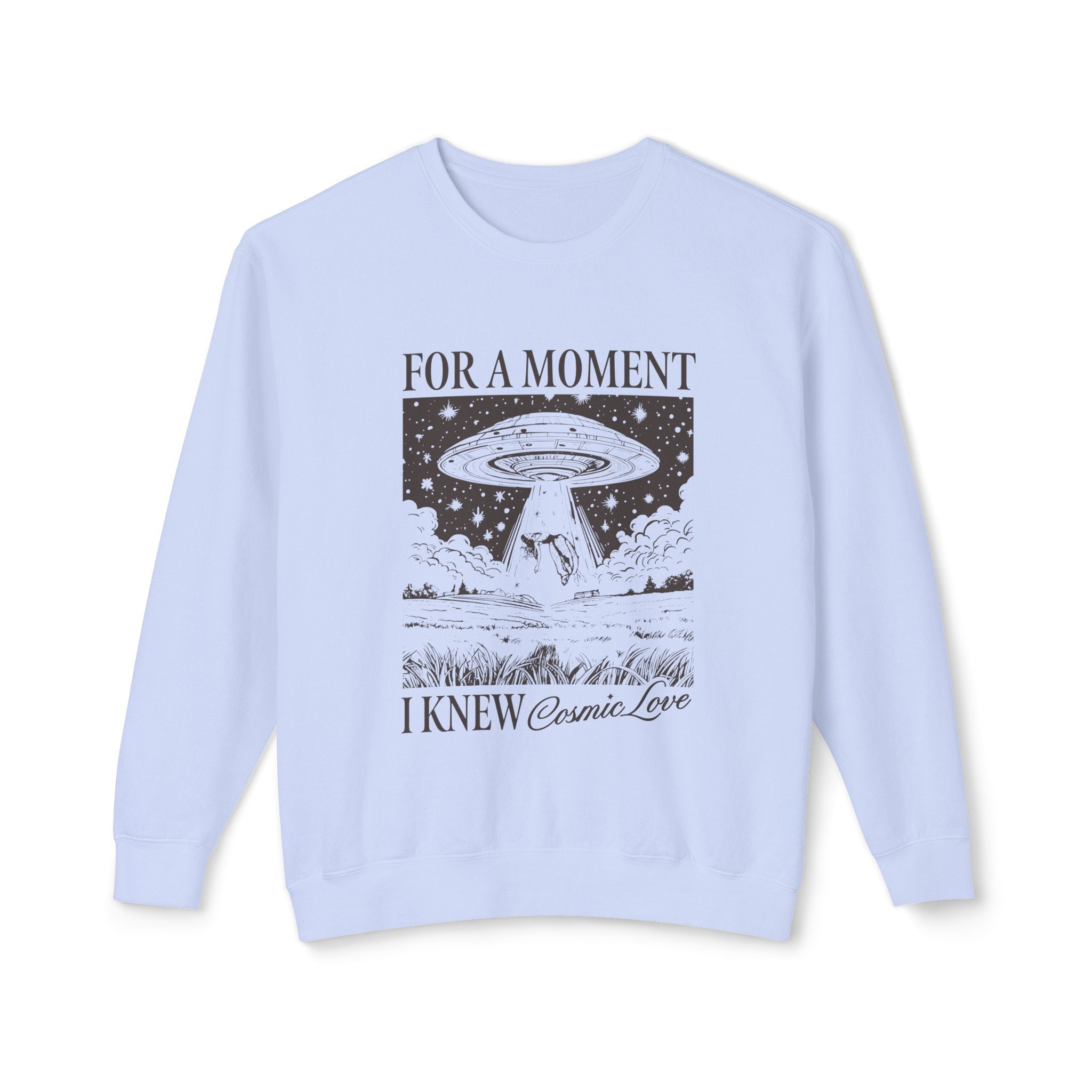 Down Bad UFO Lightweight Crewneck Cosmic Love TTPD Taylor Merch ...