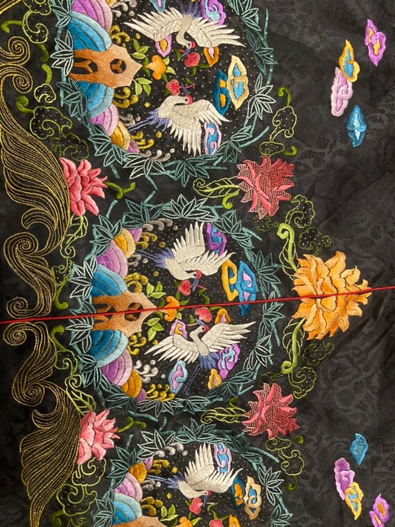 Antique Chinese silk rare hand embroidered Robe jacke… - Gem