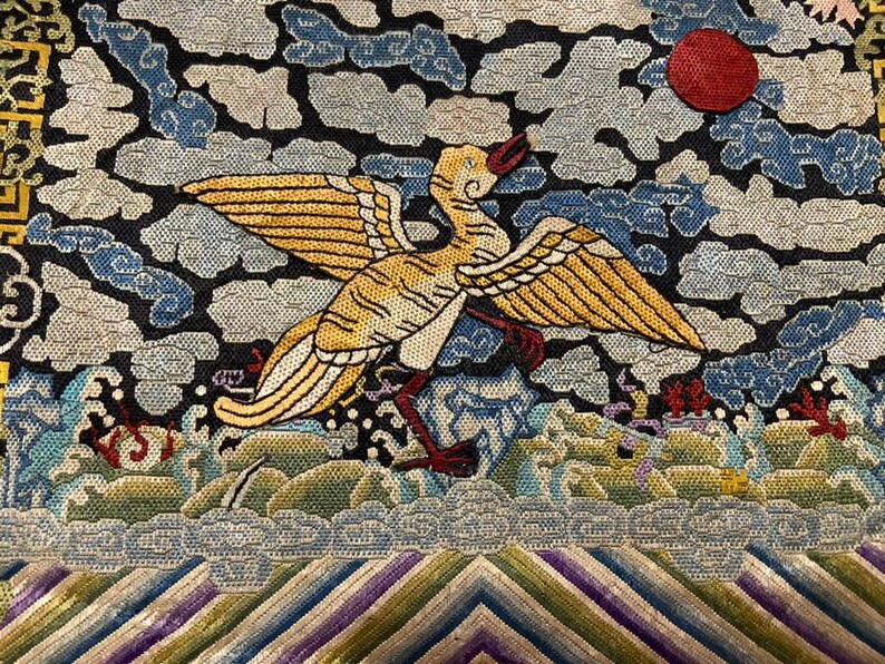 Antique Chinese Tapestry Antique Chinese Textile Wall Hanging Antique ...