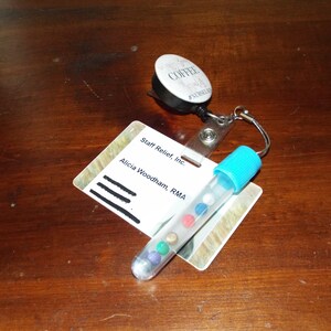 Order of Draw Blood Vials Keychain - Etsy
