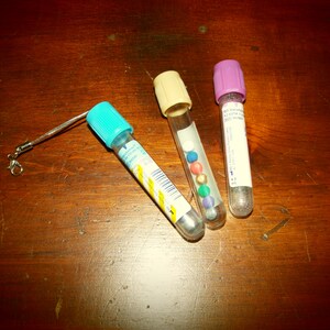 Order of Draw Blood Vials Keychain - Etsy