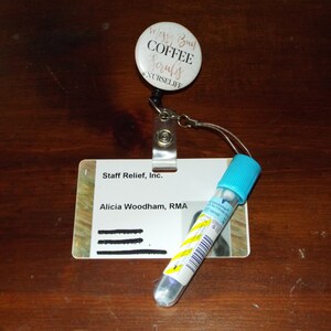 Order of Draw Blood Vials Keychain - Etsy