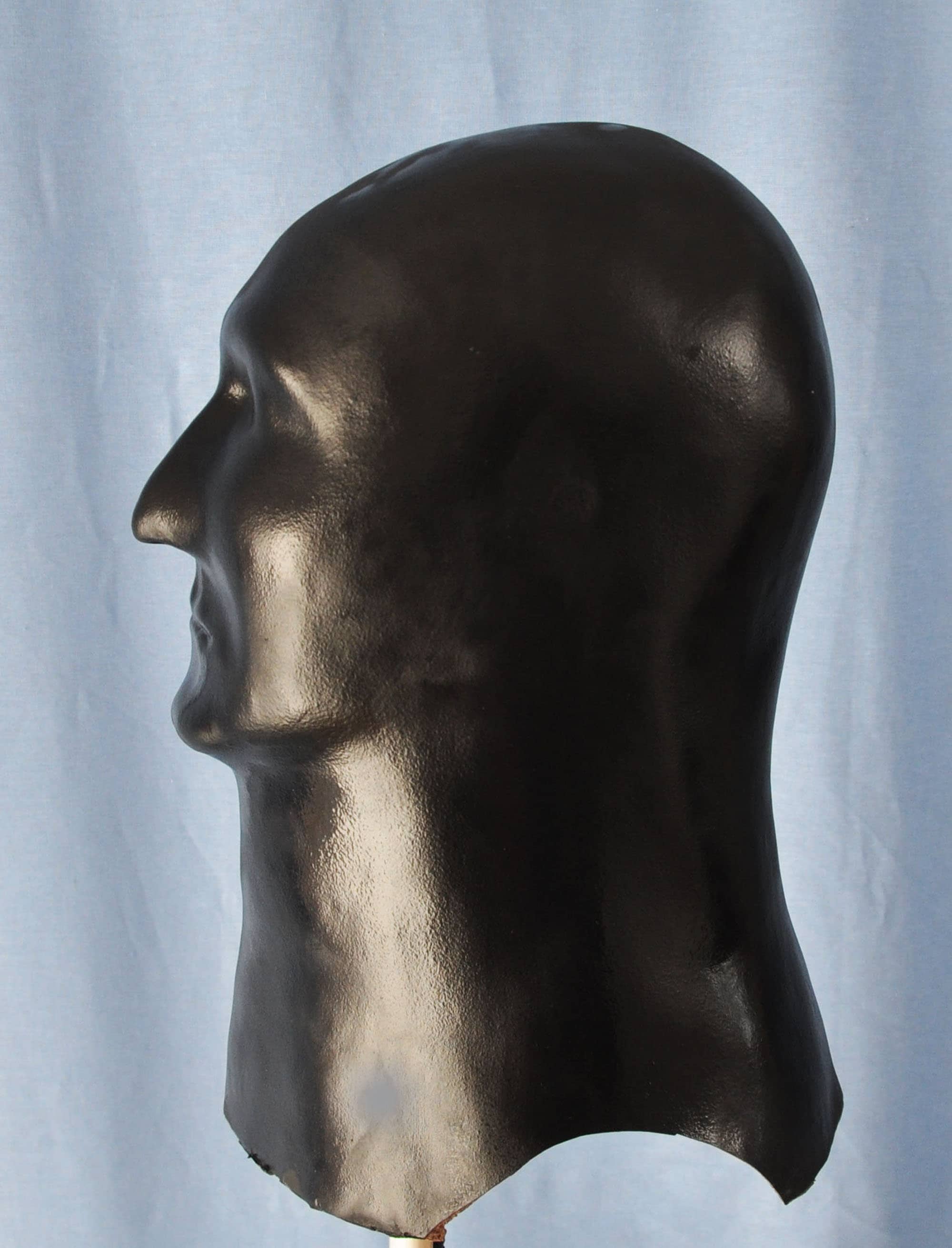 Black Rubber Hood Foam Latex Mask Black Masks Cosplay Halloween Masks ...