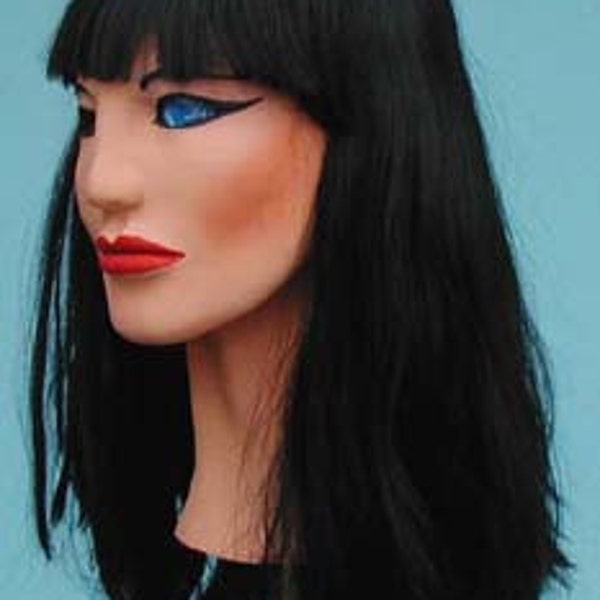 Realistic Female Mask - Etsy