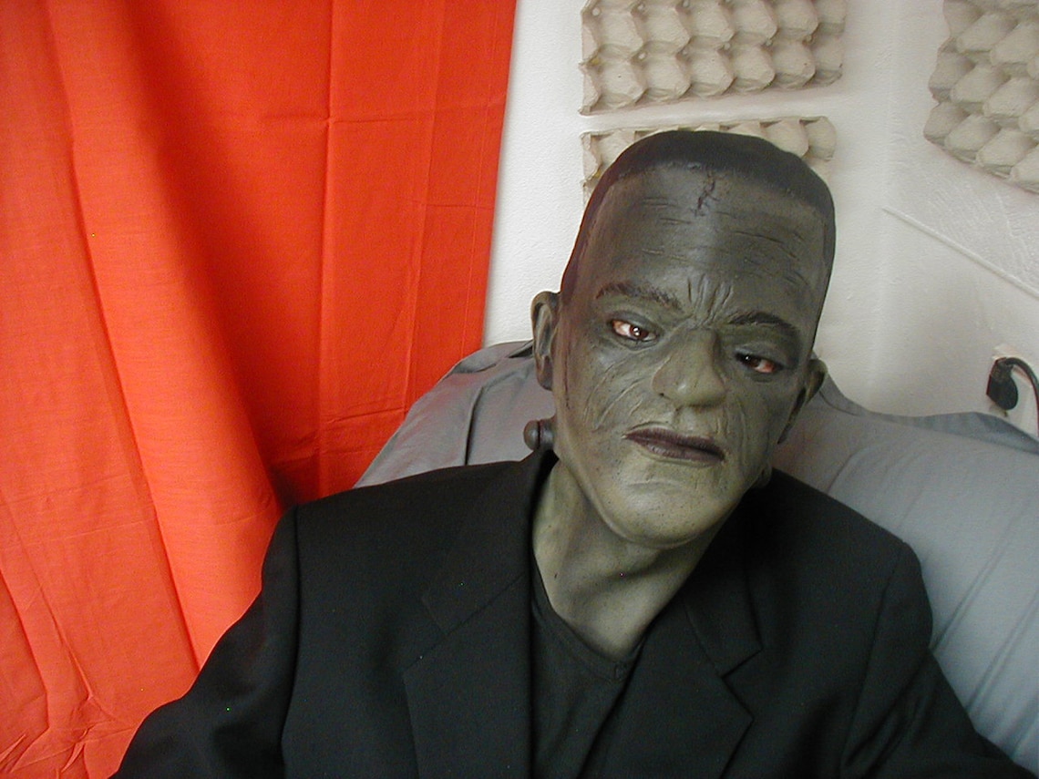 Frankenstein Mask Foam Latex Mask Cosplay Halloween Masks Made in ...