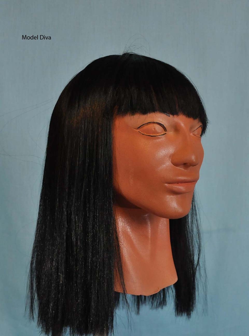 Female Mask Sheena Black Female Mask Cosplay Foam Latex Halloween Masks ...