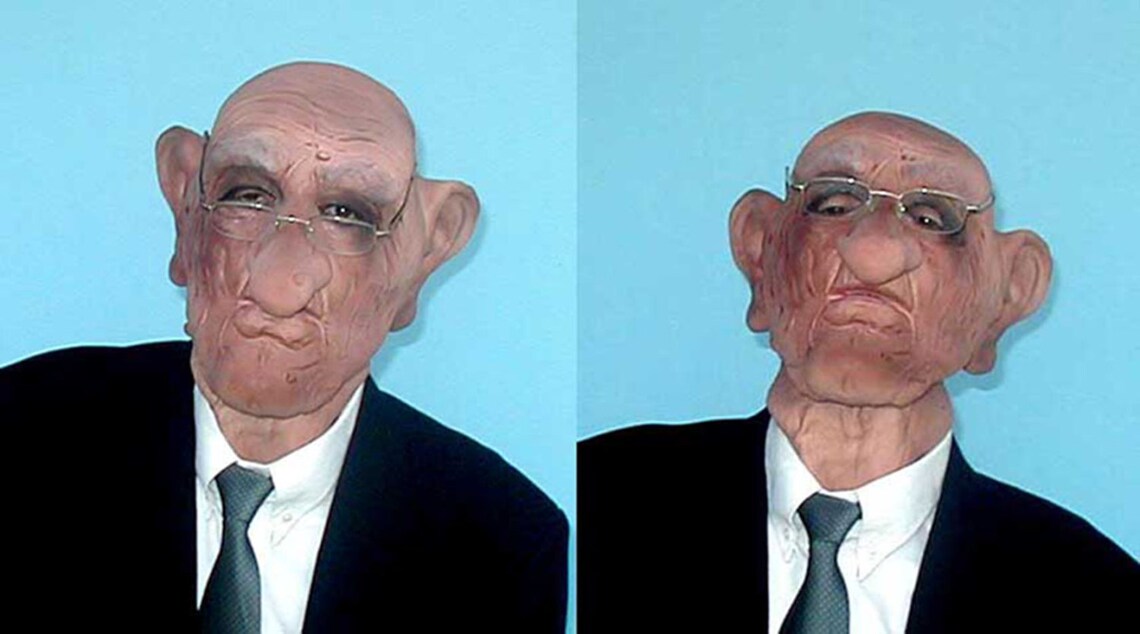 Oldman Mask Alfred Grandpa Realistic Foam Latex Cosplay Halloween Masks ...