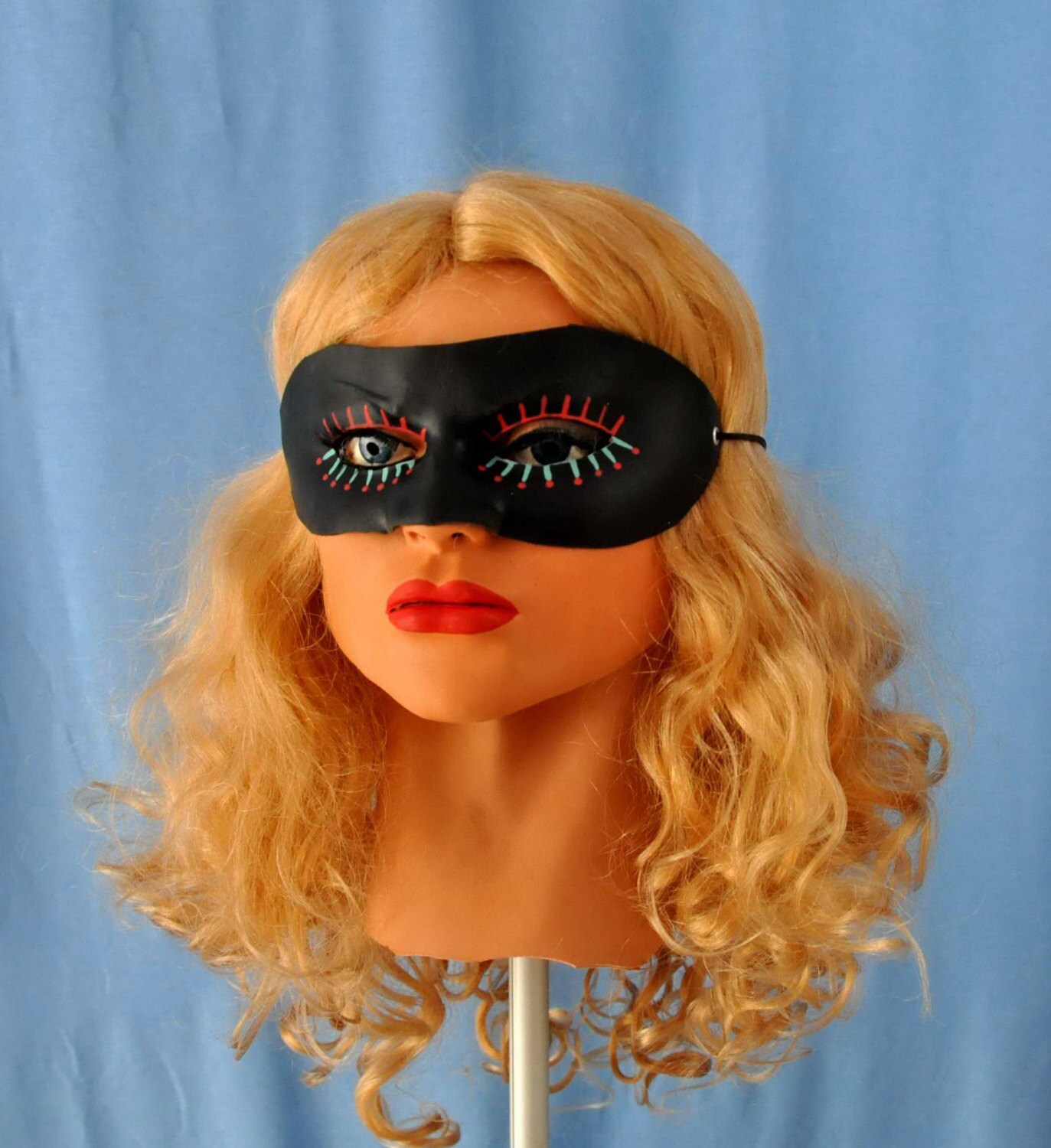 Mysterious Mardi Gras Carnival Mask Foam Latex Mask Made in America - Etsy