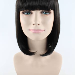 Pulp Fiction Wig, Mia Wallace Style Pageboy High Density 6.3 Ounces ...
