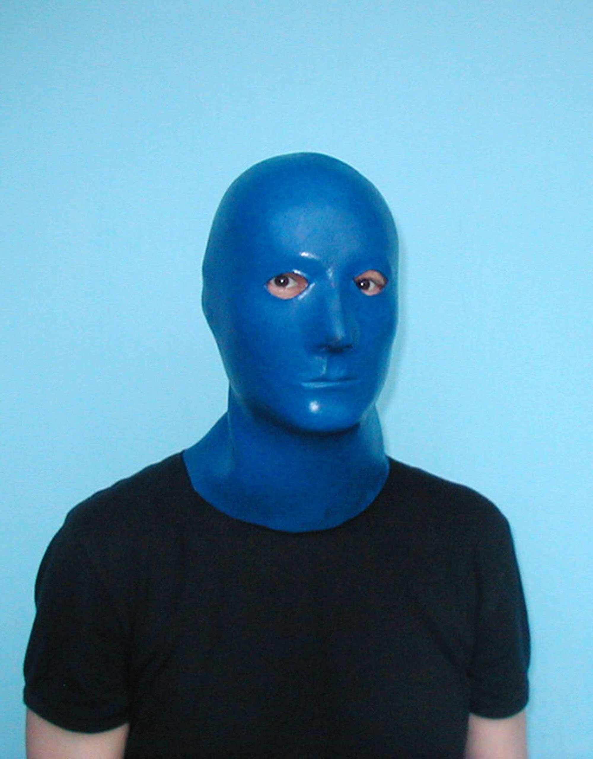 Blueman Foam Latex Mask Blue Man Masks Cosplay Halloween Masks Made in ...