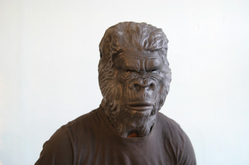 Gorilla Mask Foam Latex Mask Cosplay Halloween Masks Made in America - Etsy
