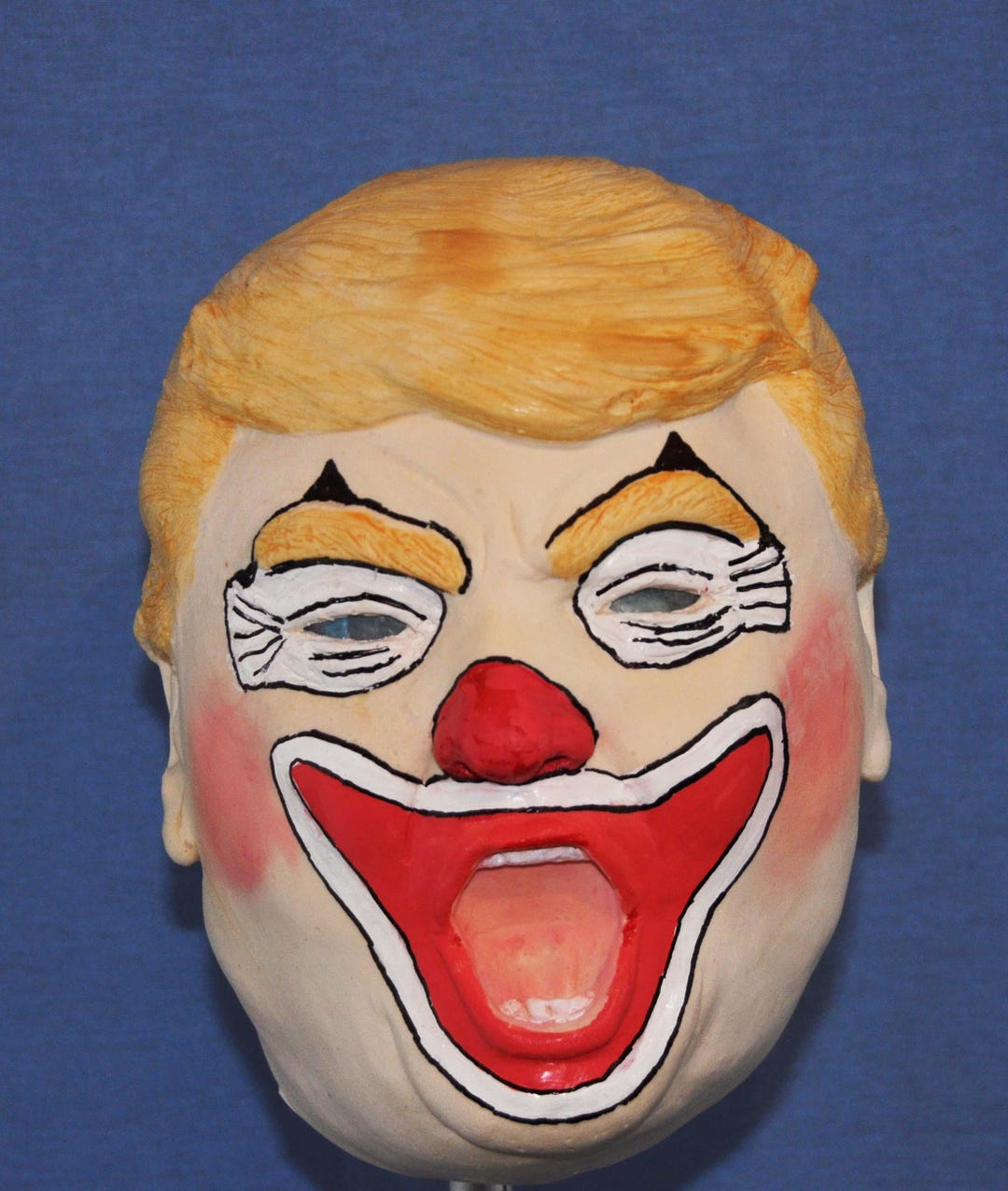 Trumpy the Clown Donald Trump Mask, Sad! … Foam Latex Cosplay Halloween ...