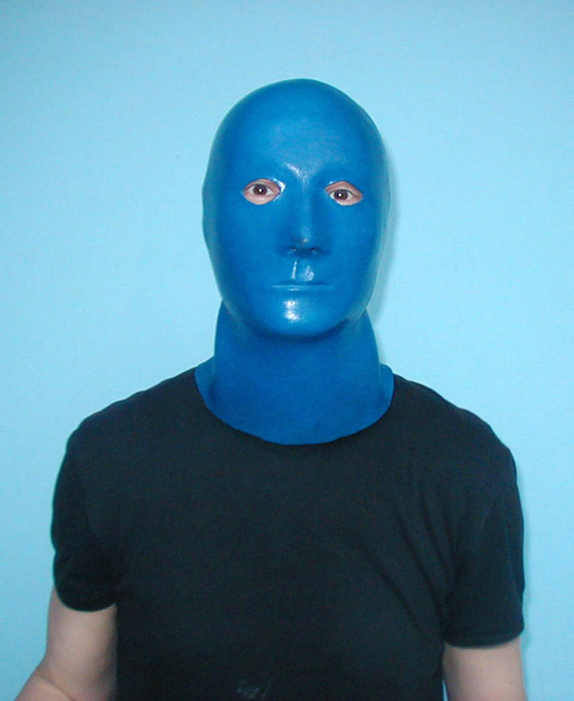 Blueman Foam Latex Mask Blue Man Masks Cosplay Halloween Masks Made in America - Etsy
