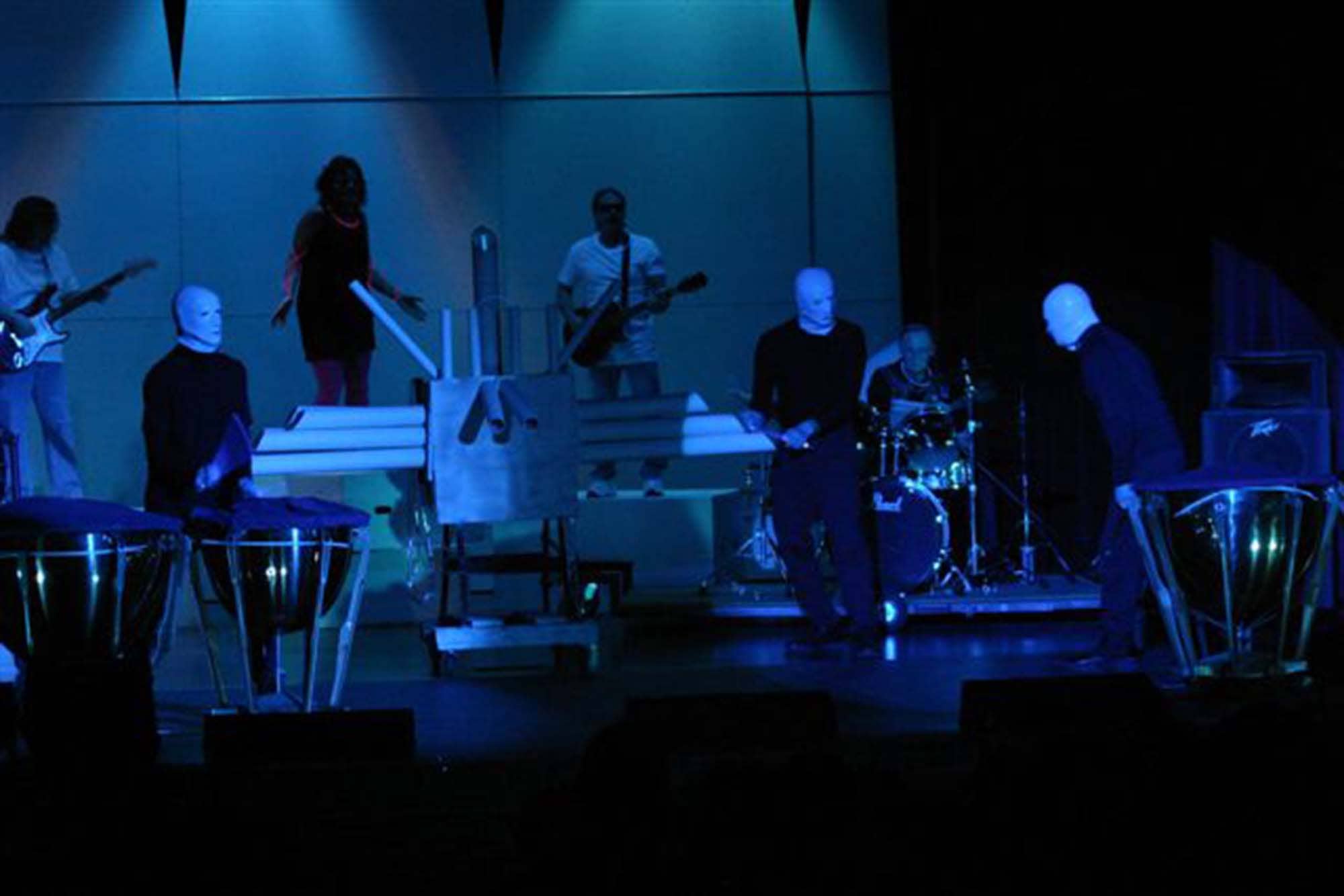 Blueman Foam Latex Mask Blue Man Masks Cosplay Halloween Masks Made in ...