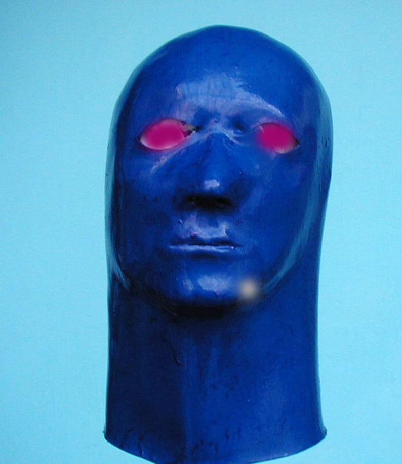 Blueman Foam Latex Mask Blue Man Masks Cosplay Halloween Masks Made in ...