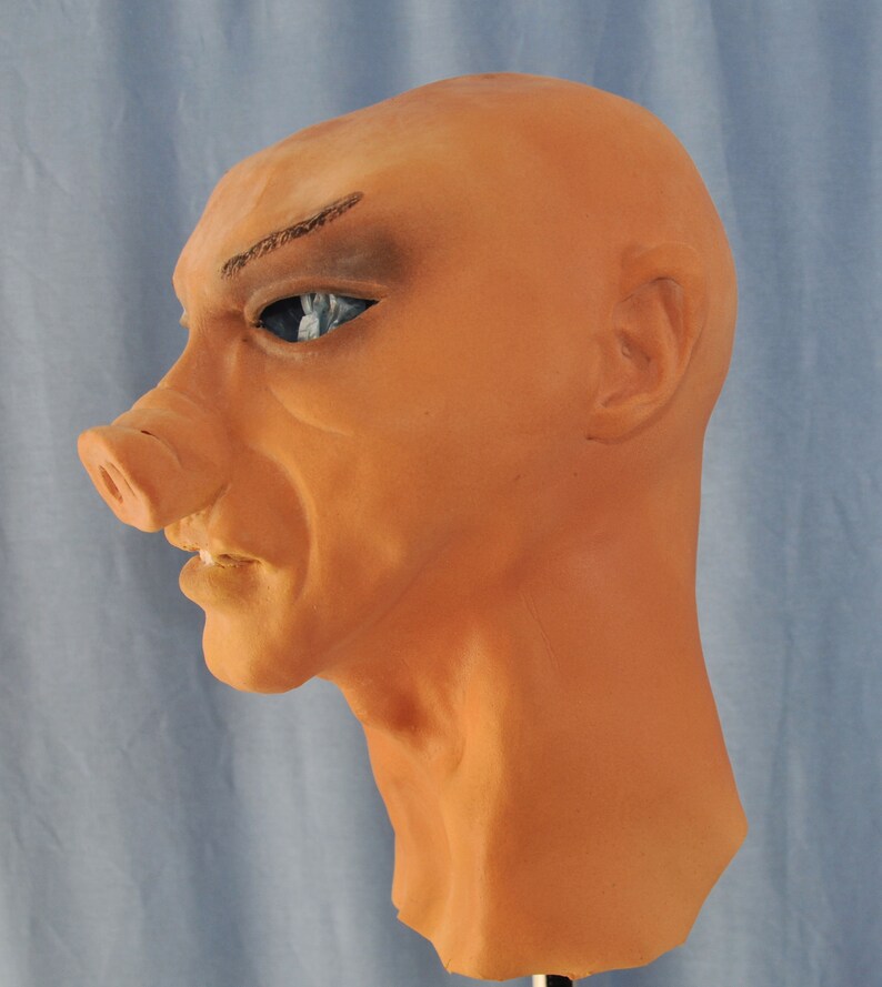 Pig Mask Pigman Foam Latex Mask Cosplay Halloween Masks Made in America ...