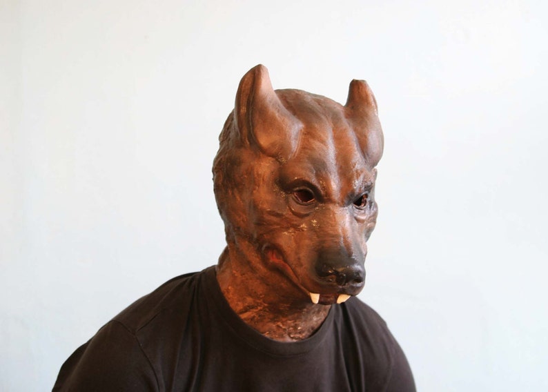 Wolf Mask Foam Latex Cosplay Halloween Masks Who's Afraid of Big Bad ...