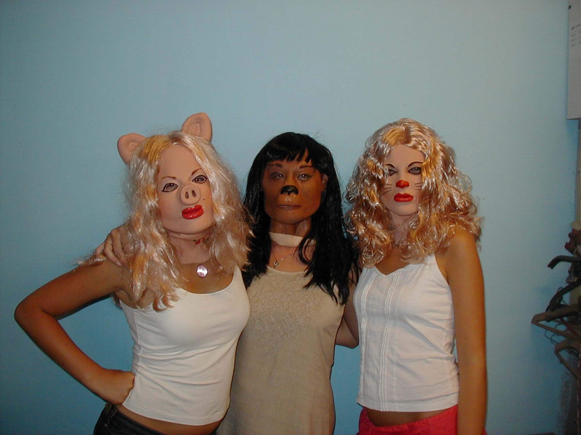 Miss Piggy Mask With Our Nut Blonde Wig and Foam Latex Cosplay ...