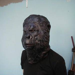 Gorilla Mask Foam Latex Mask Cosplay Halloween Masks Made in America - Etsy