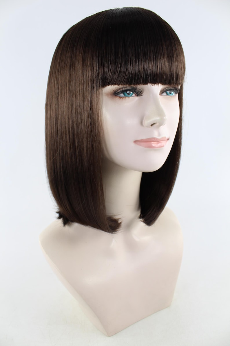 Mia Wallace Pulp Fiction Wig, Pageboy Style, Kanekalon Fibers High ...