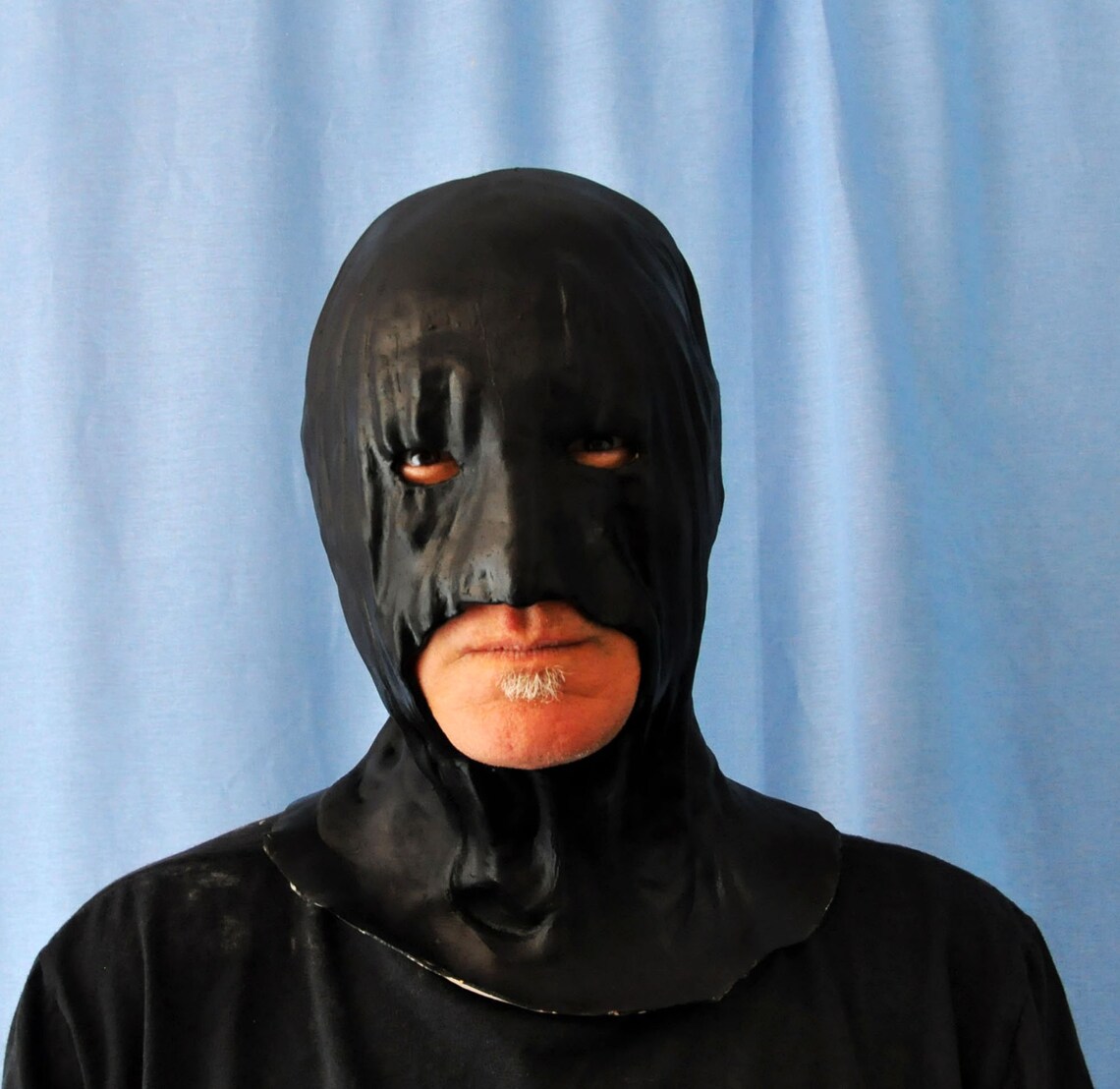 Bondage Hood the Enforcer Haluciford Foam Latex Mask Cosplay Halloween ...