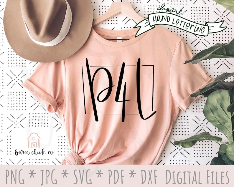 Pogue 4 Life SVG | Outer Banks Hand Lettered P4L Design (digital ...