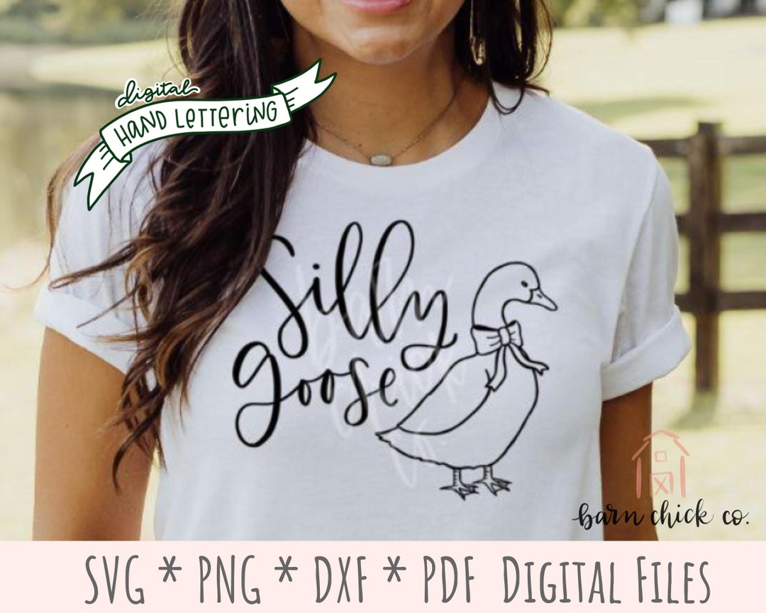 Ganso bobo SVG | Design de camisa de primavera de pato dos anos 80 com ...