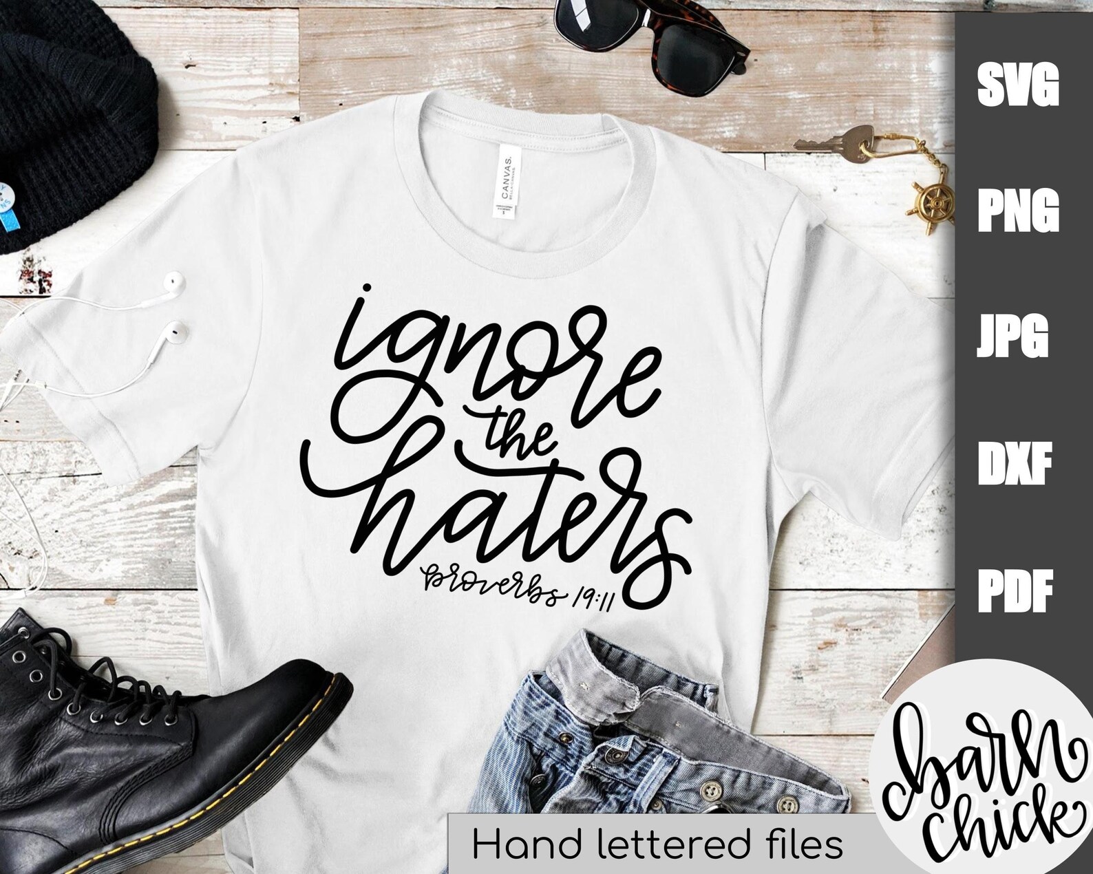 Ignore the Haters SVG Proverbs Kindness Unisex Hand - Etsy