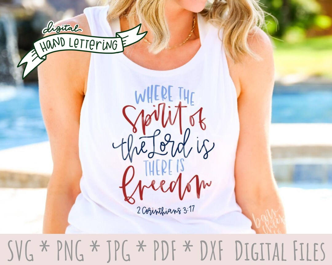 Christian Patriotic SVG | 4th of July Cut Files, Digital Download Faith ...
