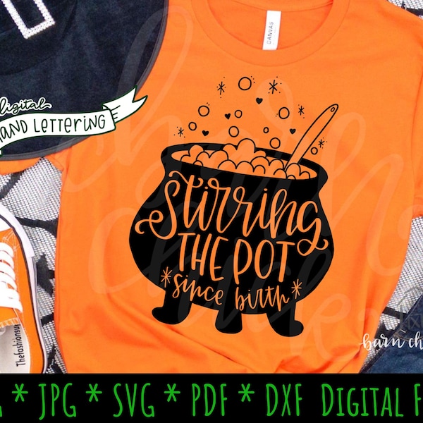 Witch Stirring Pot - Etsy