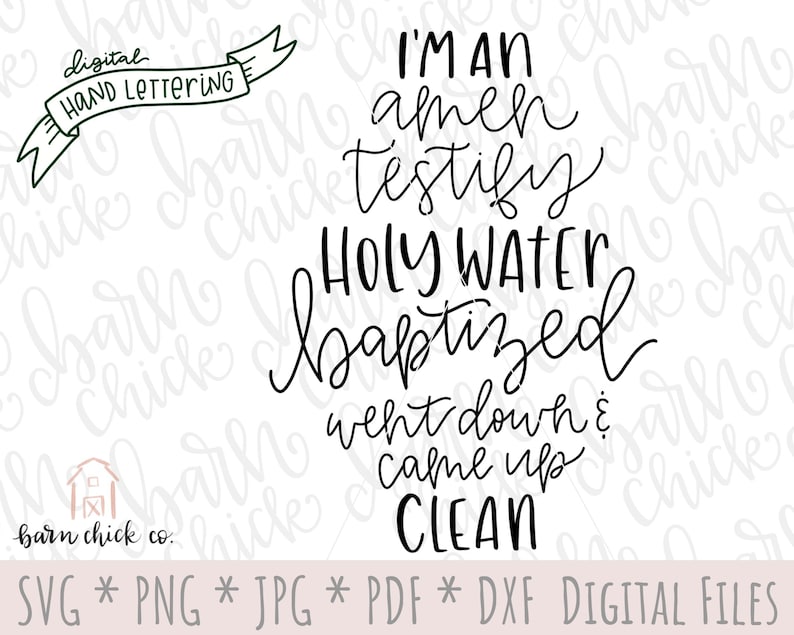 Hand Lettered Christian SVG | Hey Girl Lyrics (digital Download) - Etsy
