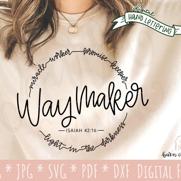 Way Maker Svg - Etsy
