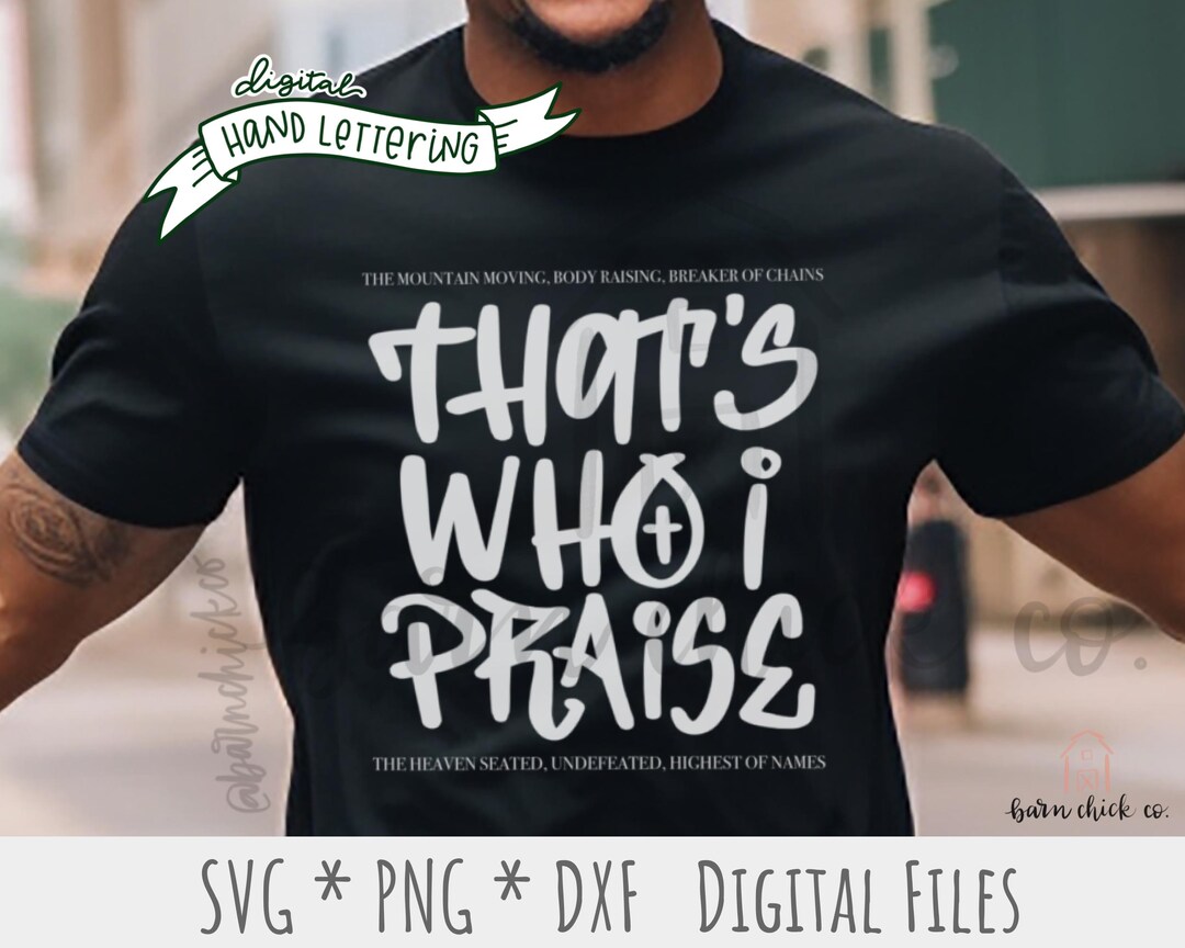 Graffiti Style Christian SVG: Hand Lettered Praise Design (digital ...