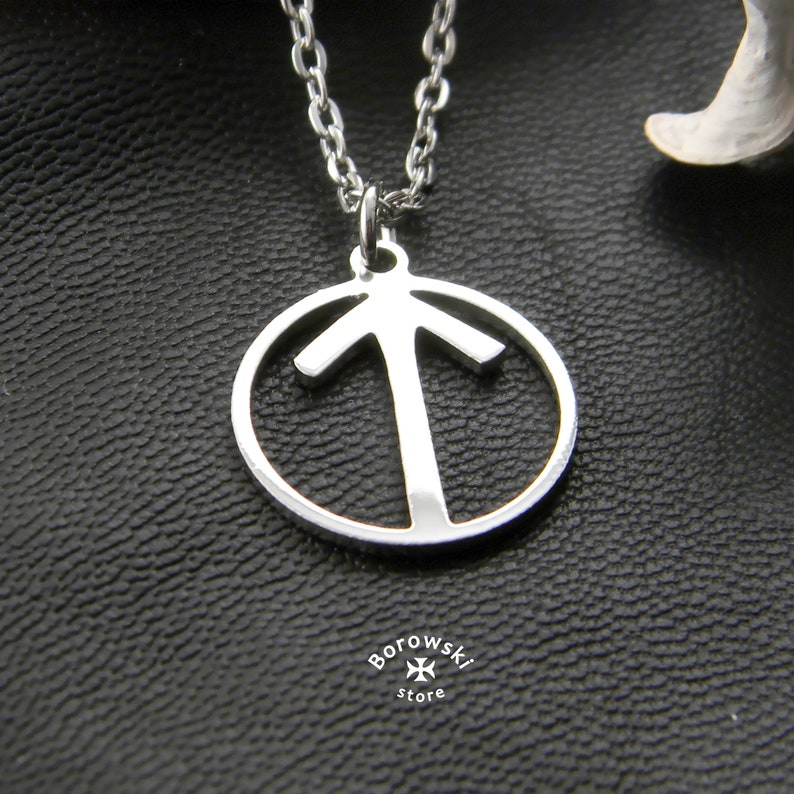 Tiwaz Rune pendant-Viking symbol-Stainless steel-Viking | Etsy
