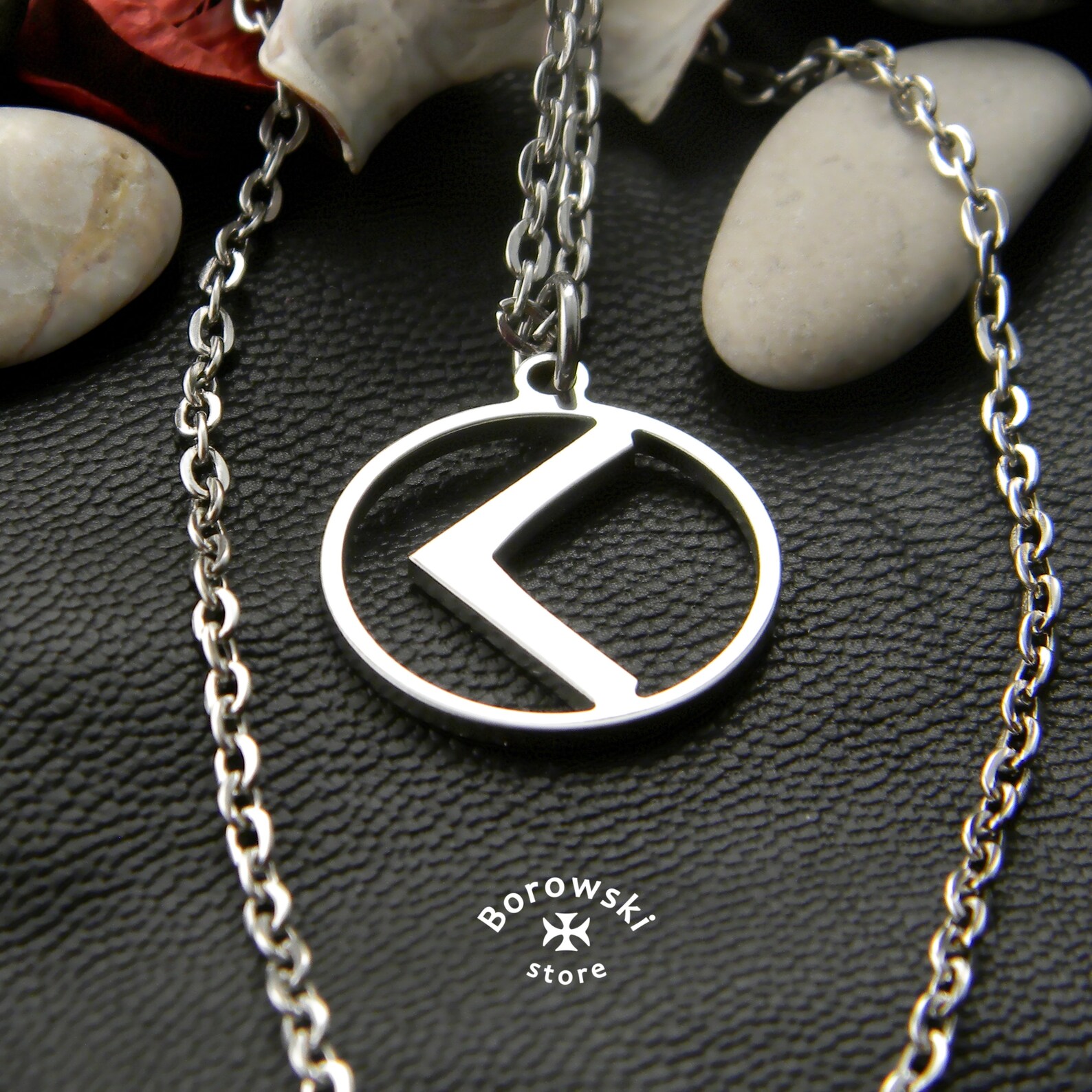 Kaunaz Rune Pendant-viking Symbol-stainless Steel-viking | Etsy