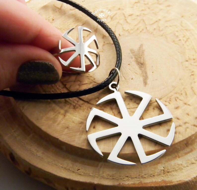 Set Kolovrat ring & Kolovrat pendant free shipping | Etsy