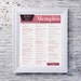 Bucket List Memphis Tennessee Bucket List in Your Choice of COLOR Wall ...