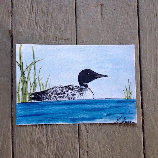 Loon Painting - Etsy