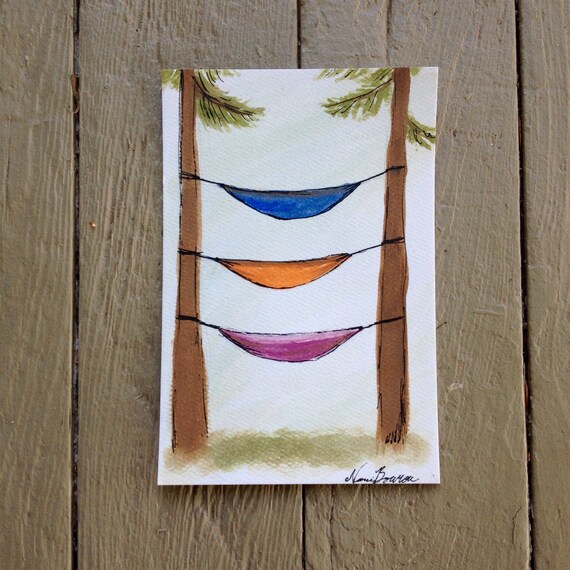 Michigan Summer Series Handpainted Watercolor Northern | Etsy