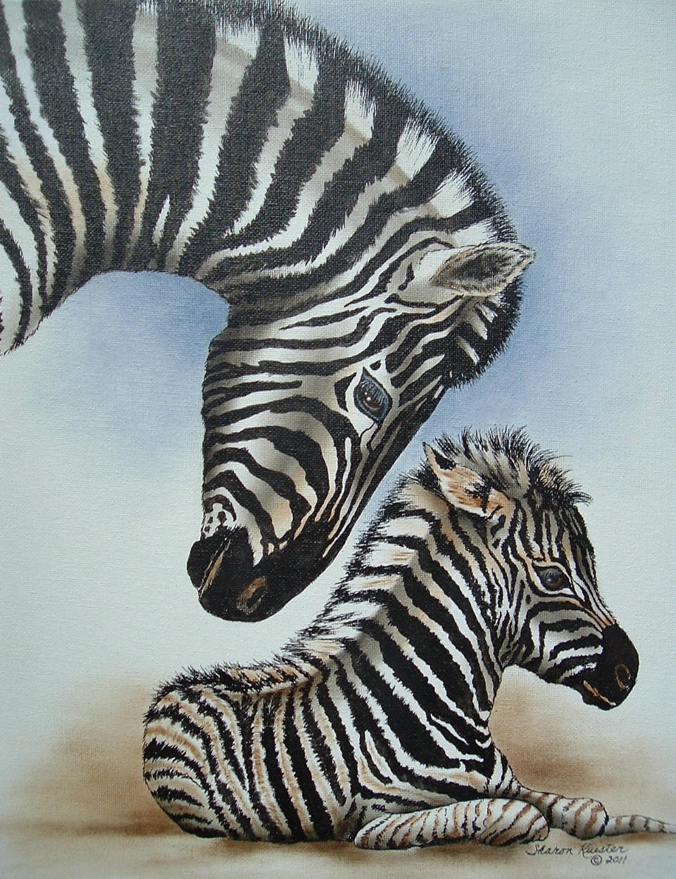 E PACKET Pen & Ink Oil Rouging - Zebra Painting Pattern, Art Kit ...